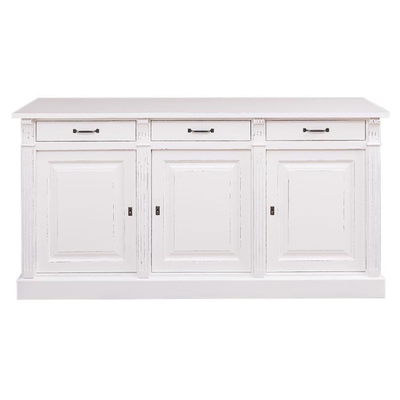 Buffet bas / enfilade en pin massif (style directoire)