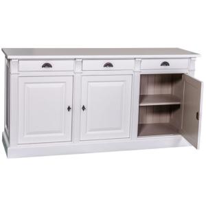 Buffet bas / enfilade en pin massif (style directoire)