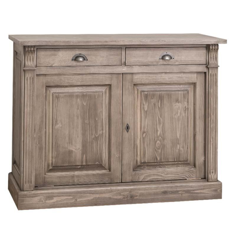 Buffet bas en pin massif (style directoire)